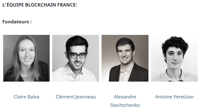 Equipe Blockchain France - InsuranceSpeaker - InsuranceSpeaker